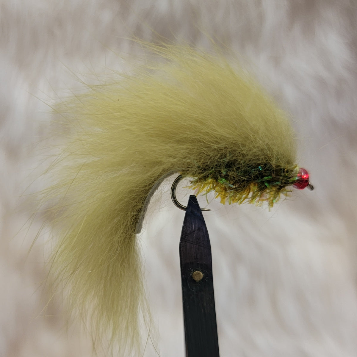 Red Bead Mini Rabbit Strip Leech - Olive – Hunted Treasures