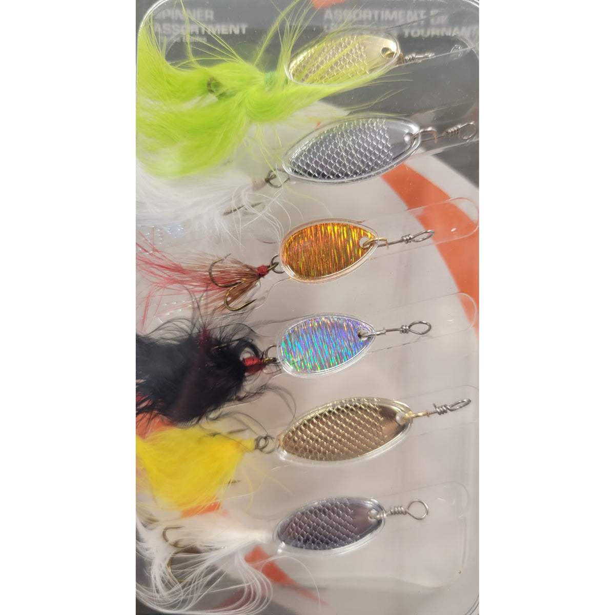 Lunker Lite Spinner Assortment Kit - 6 Spinners with Dressed Hooks ...